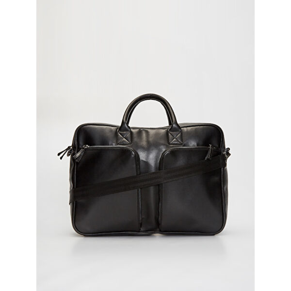 Deri Görünümlü Laptop Çantası Deri Görünümlü Laptop Çantası