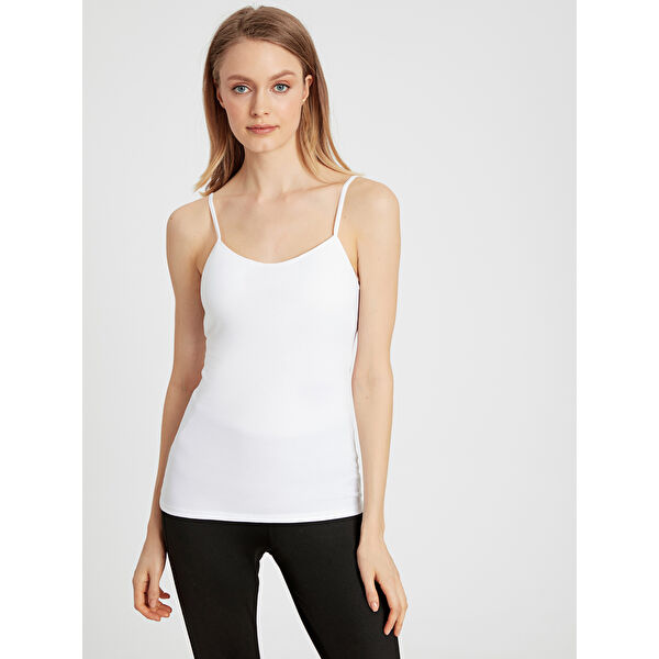 Kuplu Askılı Pamuklu Kadın Atlet