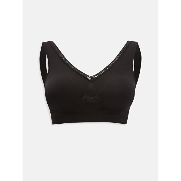 Yakası Dantel Detaylı Korse