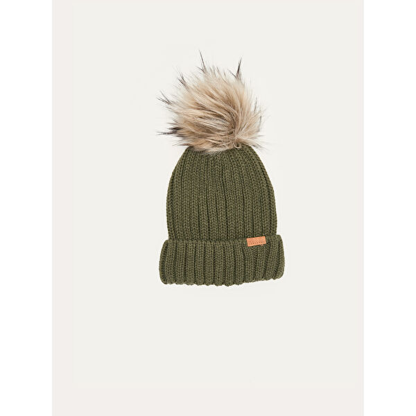 Erkek Çocuk Ponponlu Triko Bere