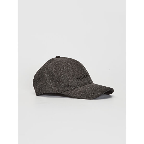 Yazı Nakışlı Kaşe Şapka