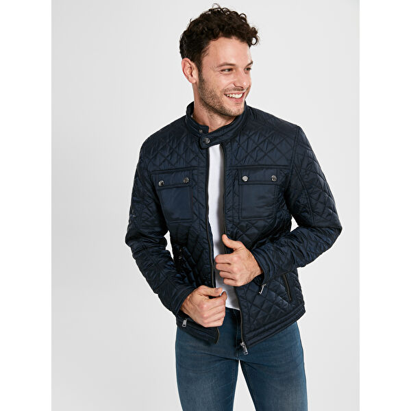 LCW VISION Slim Fit Dik Yaka Erkek Mont