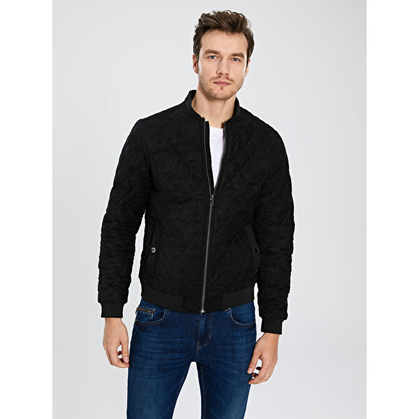 Slim Fit Kolej Yaka Erkek Mont Slim Fit Kolej Yaka Erkek Mont