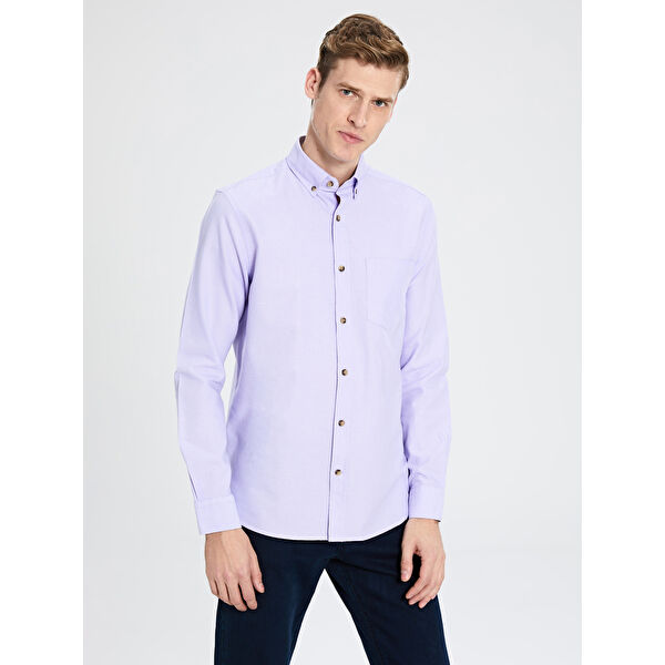 Regular Fit Uzun Kollu Oxford Erkek Gömlek Regular Fit Uzun Kollu Oxford Erkek Gömlek