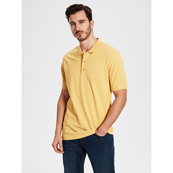 Polo Yaka Kısa Kollu Pike Erkek Tişört