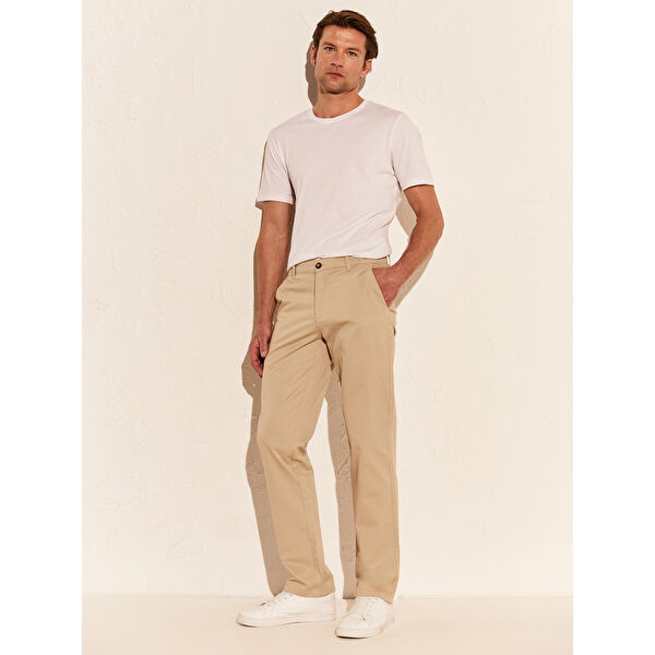 Normal Kalıp Gabardin Chino Pantolon