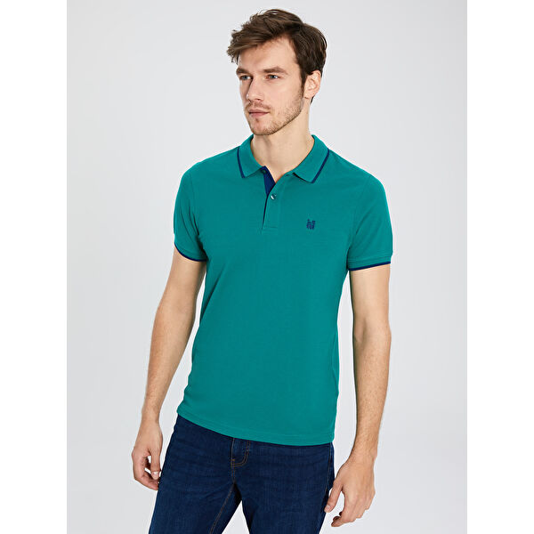 Polo Yaka Kısa Kollu Basic Pike Erkek Tişört