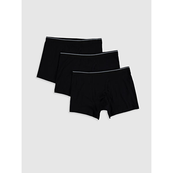 LCW DREAM Rahat Kalıp Esnek Kumaş Erkek Boxer 3'lü