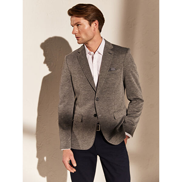 Dar Kalıp Erkek Blazer Ceket