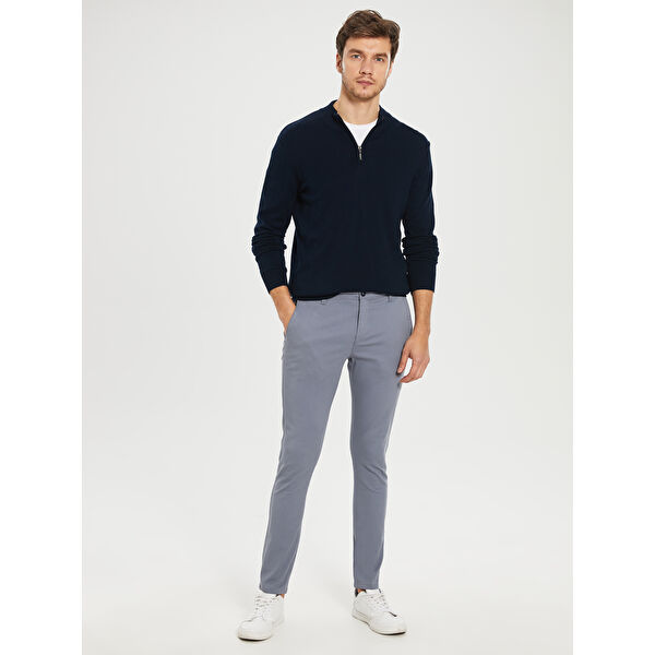 Ekstra Dar Kalıp Gabardin Chino Pantolon