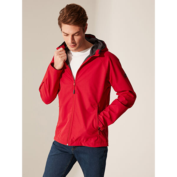 Outdoor Kapüşonlu İnce Softshell Mont Outdoor Kapüşonlu İnce Softshell Mont