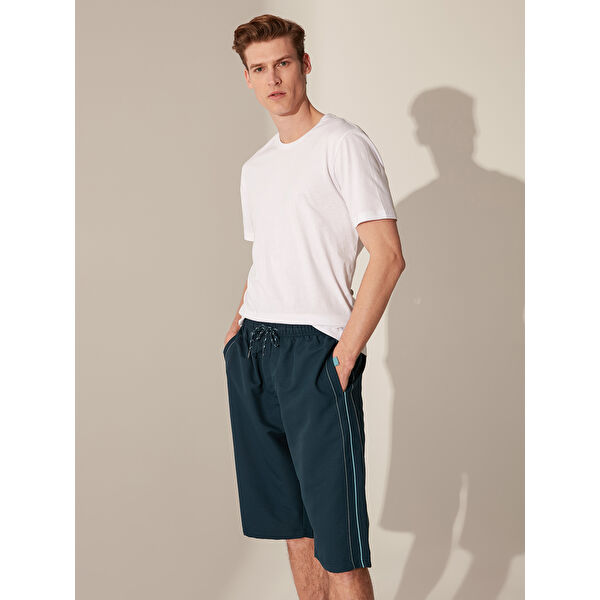 Diz Altı Boy Deniz Şortu