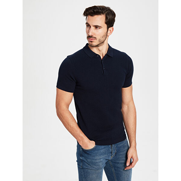 Slim Fit Polo Yaka Kısa Kollu Tişört