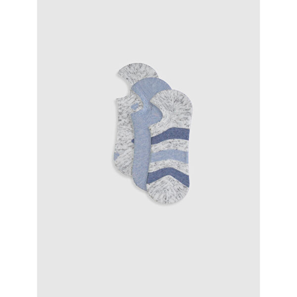 Desenli Sneaker Çorap 3'lü