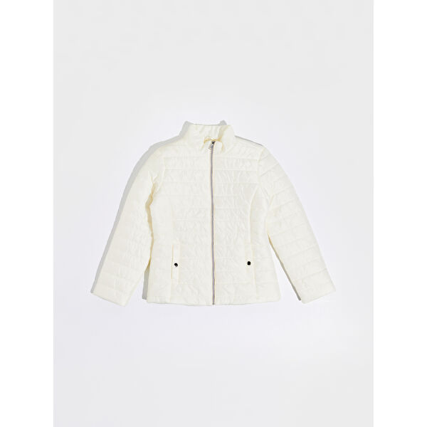 LCW CLASSIC Uzun Kollu Kadın Dik Yaka Şişme Mont