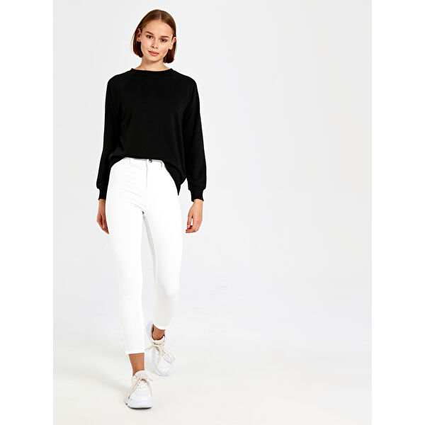 Bilek Boy Kadın Jean Pantolon