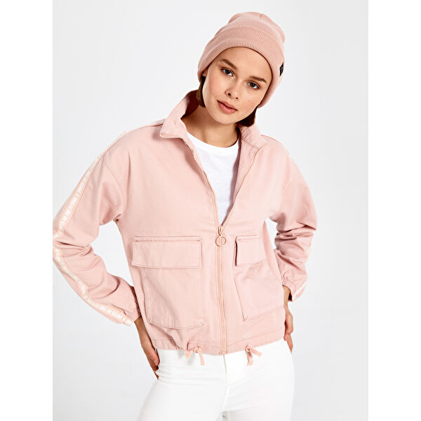 LCW CASUAL Dik Yaka Uzun Kollu Kadın Mont