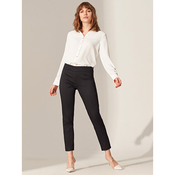 LCW VISION Ekstra Dar Fit Saten Kadın Pantolon LCW VISION Ekstra Dar Fit Saten Kadın Pantolon