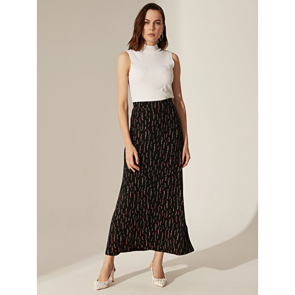 LCW GRACE Standart Fit Penye Kadın A Kesim Uzun Etek LCW GRACE Standart Fit Penye Kadın A Kesim Uzun Etek
