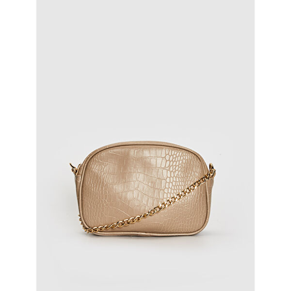 Kroko Desenli Omuz Çantası