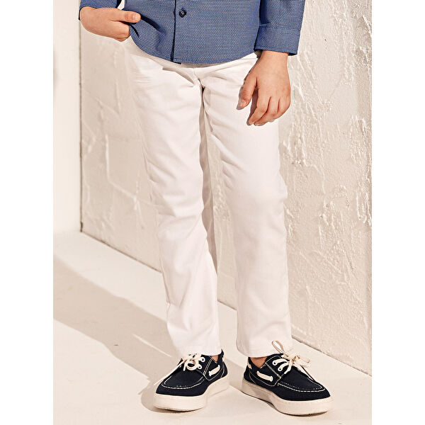 Slim Fit Basic Gabardin Erkek Çocuk Pantolon Slim Fit Basic Gabardin Erkek Çocuk Pantolon