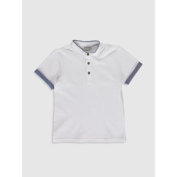 Hakim Yaka Basic Kısa Kollu Erkek Çocuk Tişört Hakim Yaka Basic Kısa Kollu Erkek Çocuk Tişört