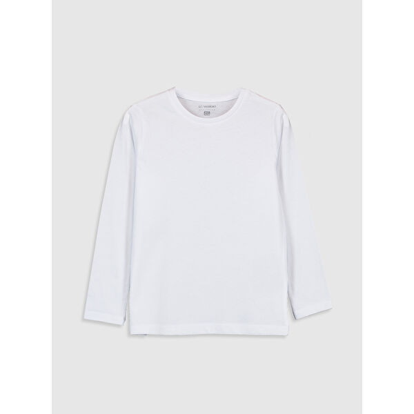 Bisiklet Yaka Basic Uzun Kollu Erkek Çocuk Fanila