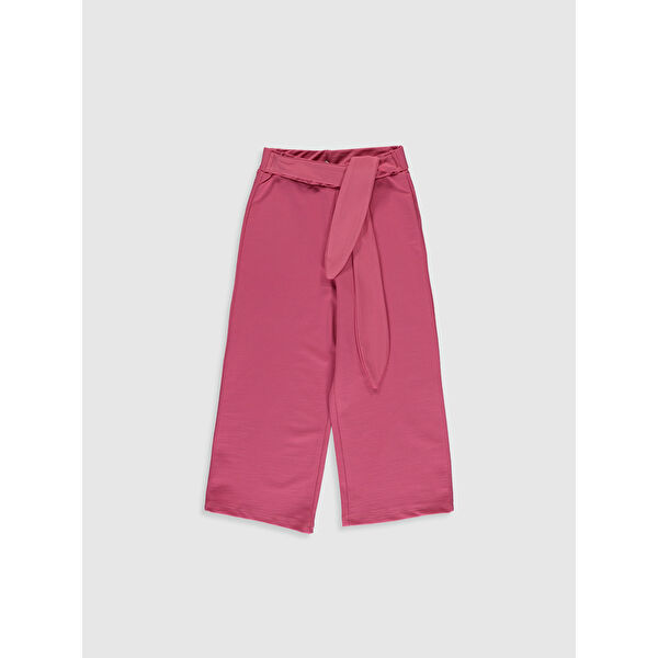 Kız Çocuk Kuşaklı Pantolon