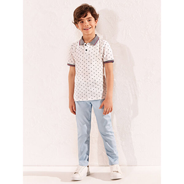 Super Skinny Fit Basic Gabardin Erkek Çocuk Pantolon Super Skinny Fit Basic Gabardin Erkek Çocuk Pantolon