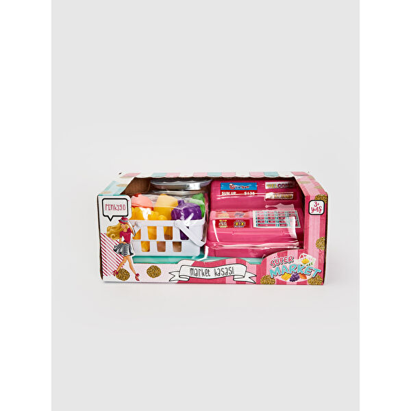 Kız Çocuk Oyuncak Market Kasası Seti Kız Çocuk Oyuncak Market Kasası Seti