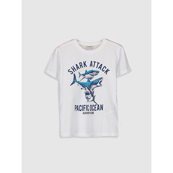 Erkek Çocuk Güneşte Renk Değiştiren Pamuklu Tişört Erkek Çocuk Güneşte Renk Değiştiren Pamuklu Tişört