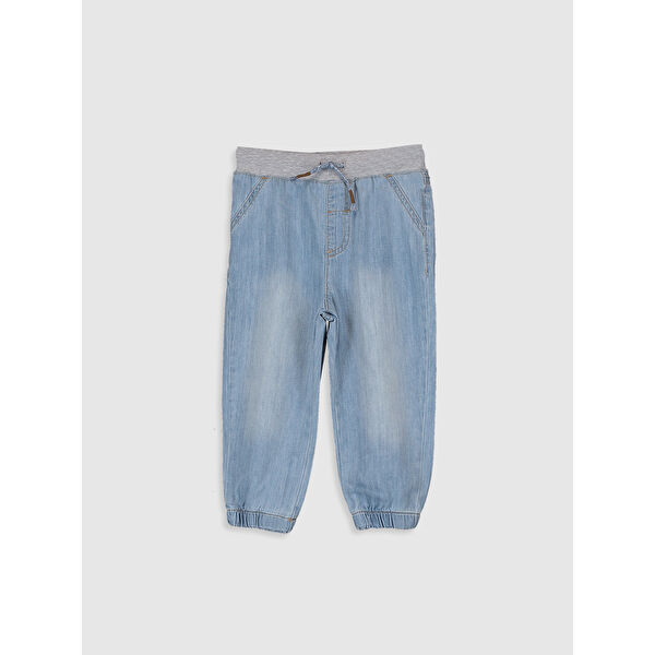 Comfort Fit Erkek Bebek Jogger Jean Pantolon Comfort Fit Erkek Bebek Jogger Jean Pantolon
