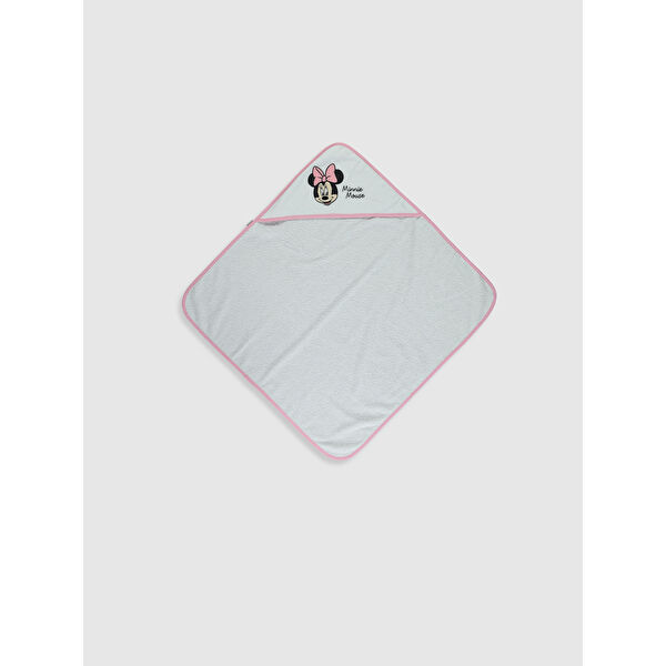 Minnie Mouse Baskılı Kız Bebek Havlu Minnie Mouse Baskılı Kız Bebek Havlu