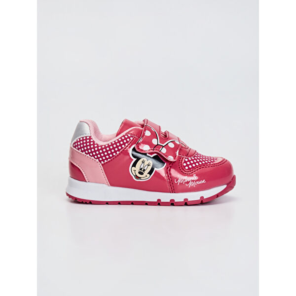 Minnie Mouse Lisanslı Pamuk Astarlı Kız Bebek Ayakkabı