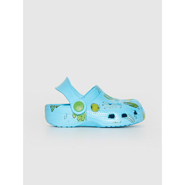 Erkek Bebek Baskılı Plaj Sandaleti