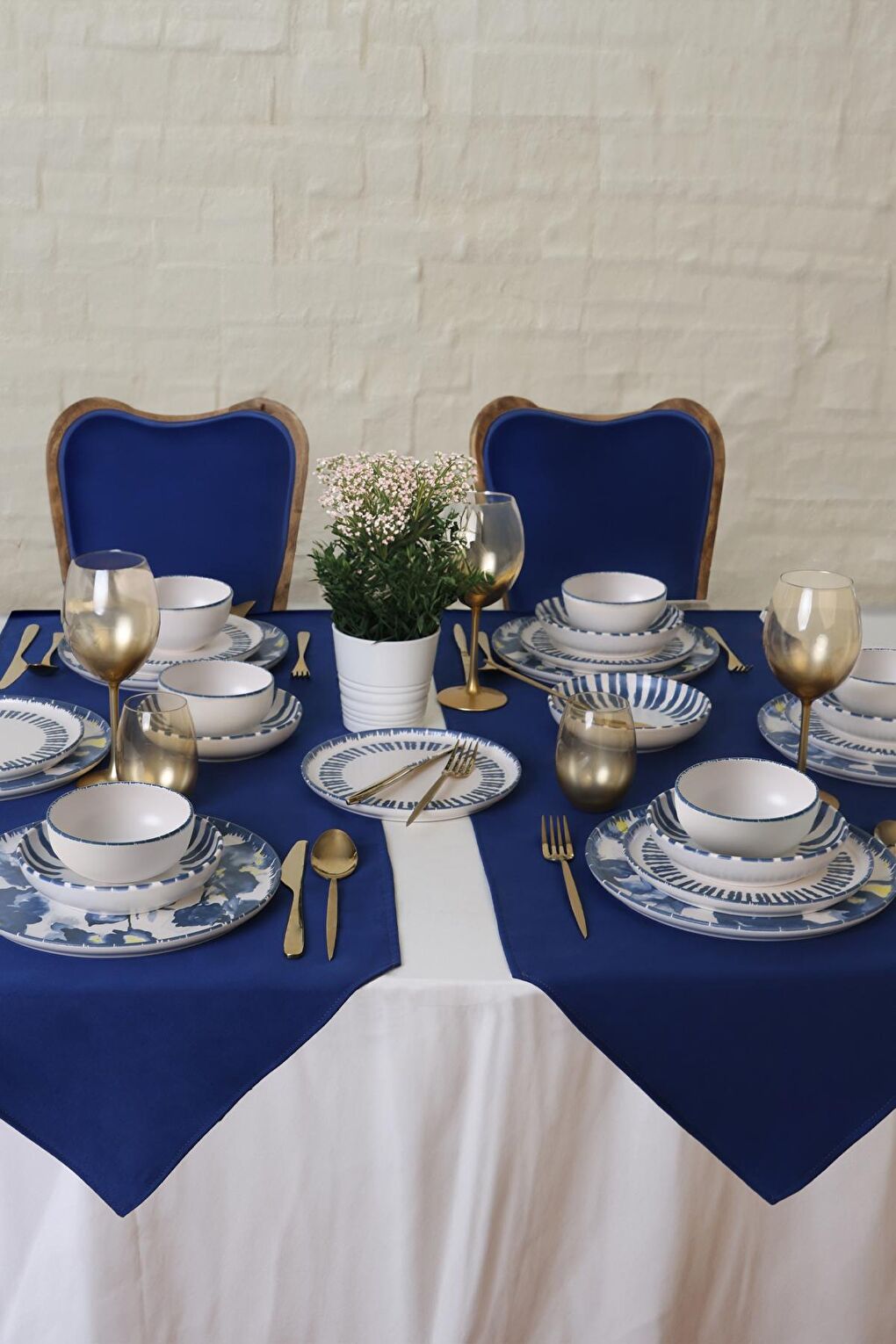 KARIŞIK Azure Yemek Takımı 24 Parça 6 Kişilik - S000180869-23173 | LCW