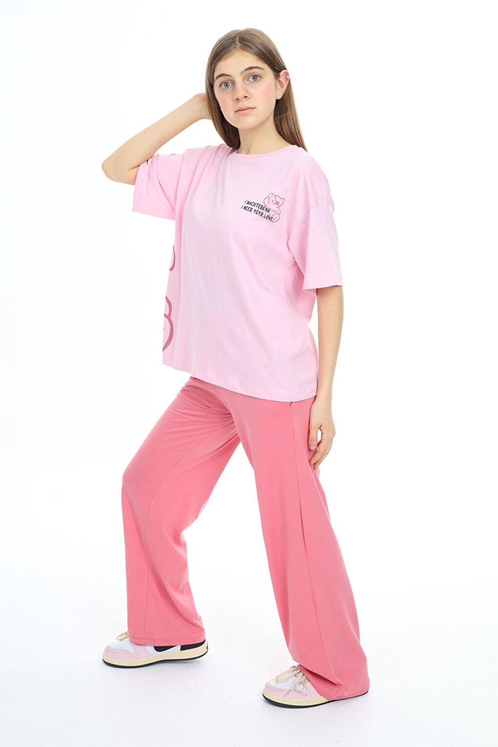 PEMBE Pembe Karakter Baskılı Kız Çocuk Takım 17866 - S000143247-20024 | LCW