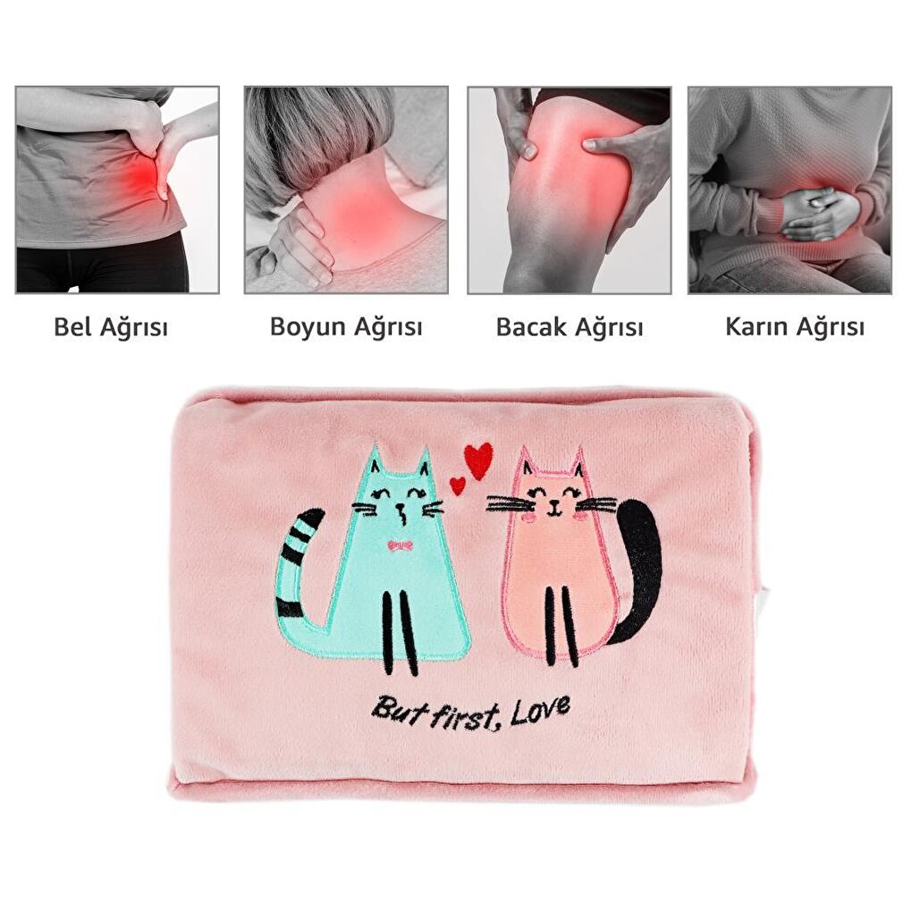 PEMBE Cats Aşk Kedisi Elektrikli Sıcak Su Torbası - S000121937-20024 | LCW