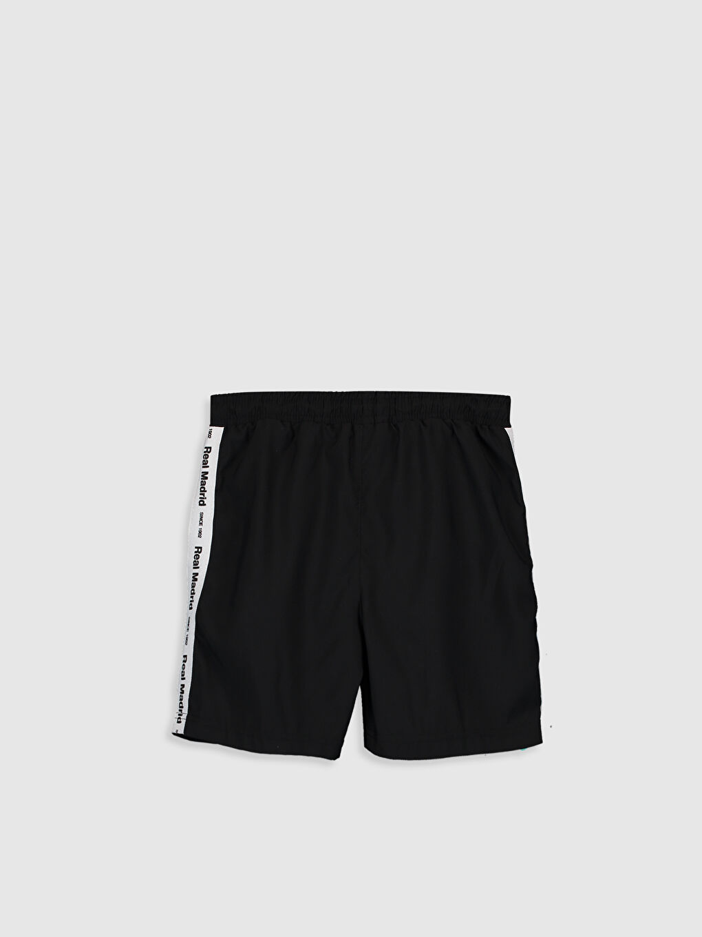 SİYAH Erkek Çocuk Real Madrid Lisanslı Hızlı Kuruyan Taraftar Deniz ...