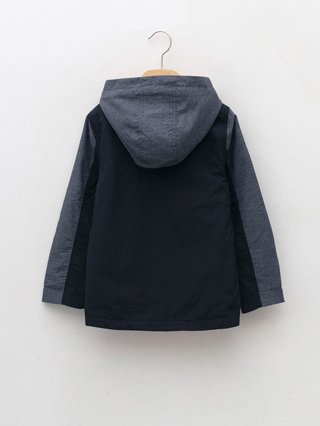 Hooded Color Block Boy Raincoat -S20382Z4-LBF - S20382Z4-LBF - LC Waikiki