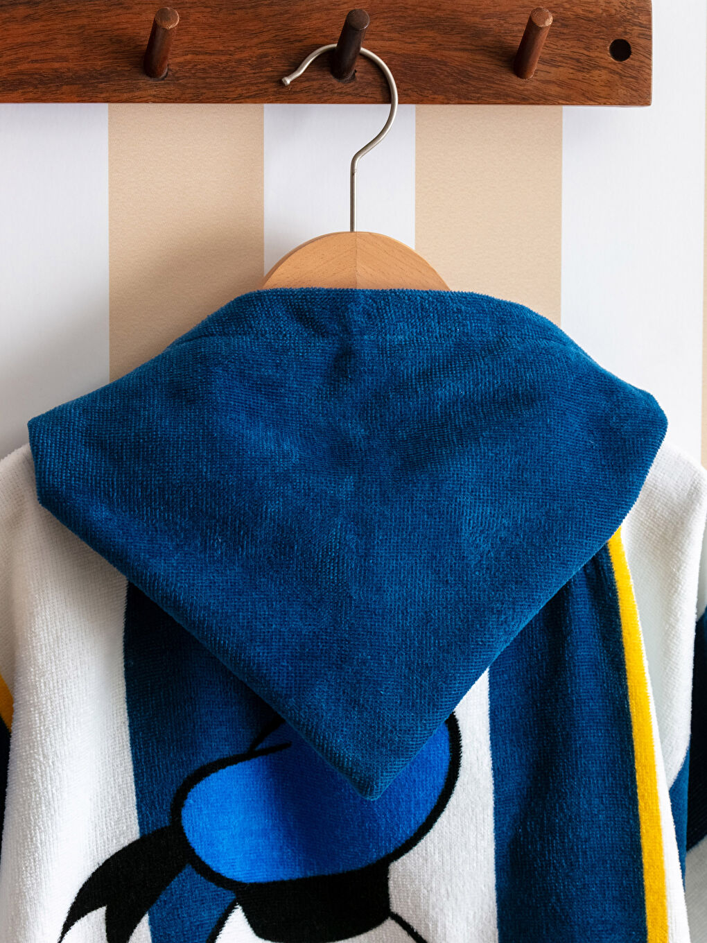 Donald Duck Licensed Hooded Boys Cotton Beach Towel -S2DY75Z4-F9C ...