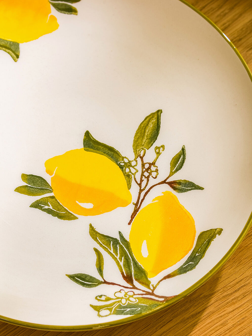 Printed Ceramic Cake Plate Set of 4 -S3GY04Z8-F9C - S3GY04Z8-F9C - LC ...