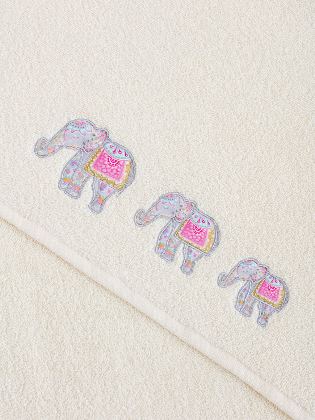 Elephant Embroidered Face Towel 50x80 Cm -S3H208Z8-DF8 - S3H208Z8-DF8 ...