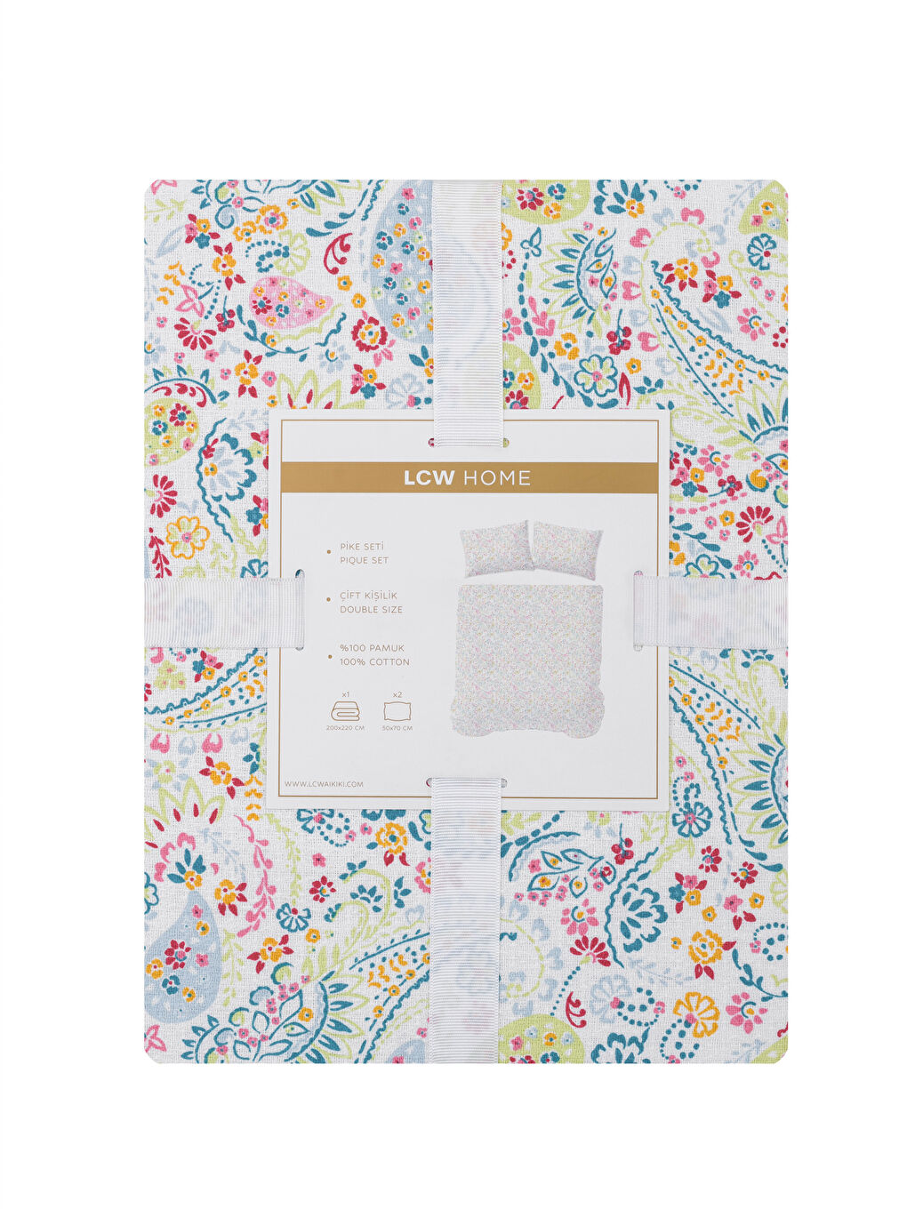 Floral Patterned Double Pique Set. -S4IS58Z8-F9C - S4IS58Z8-F9C - LC ...