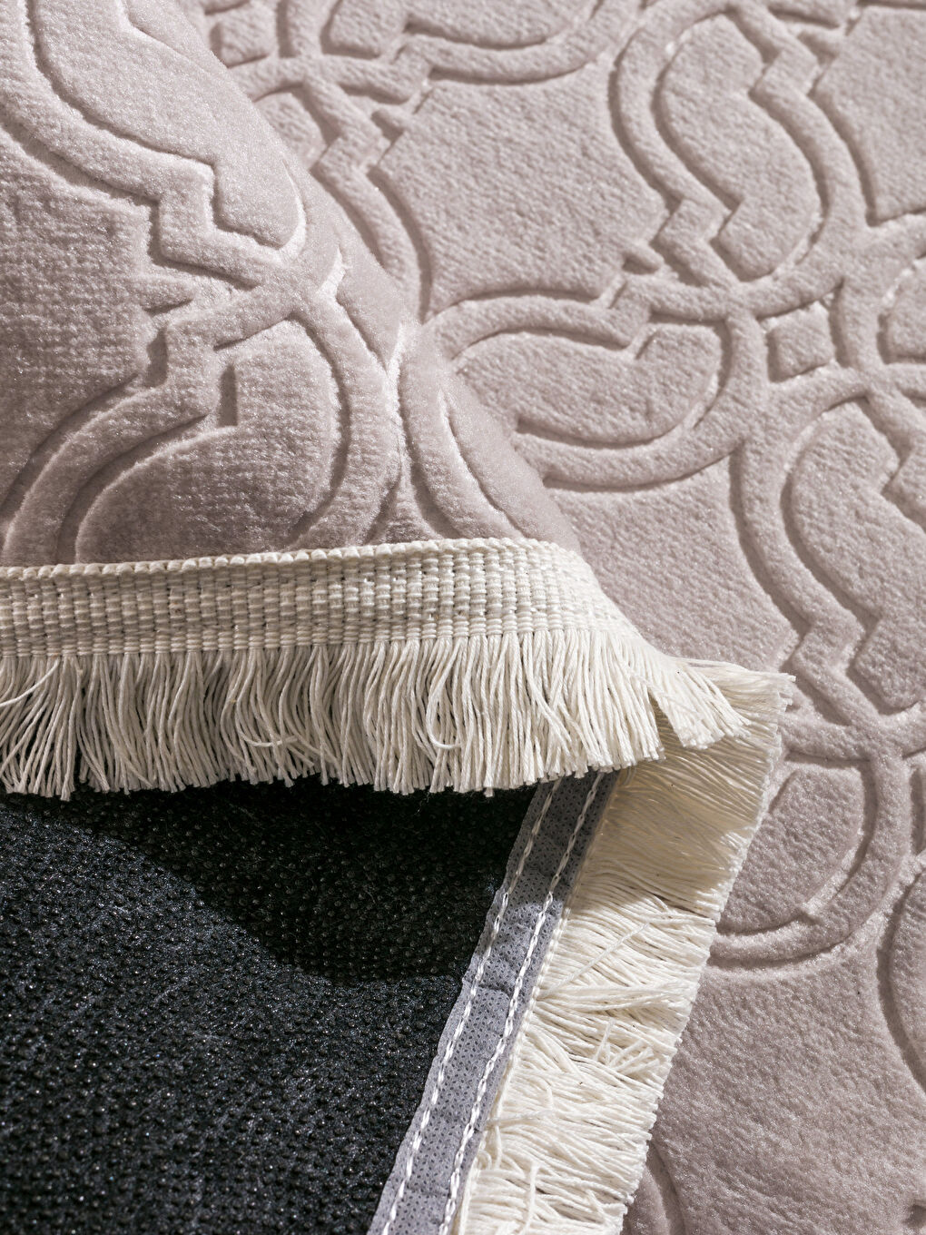 Patterned Fringed Rug 80x150 cm -S5I534Z8-JUG - S5I534Z8-JUG - LC Waikiki