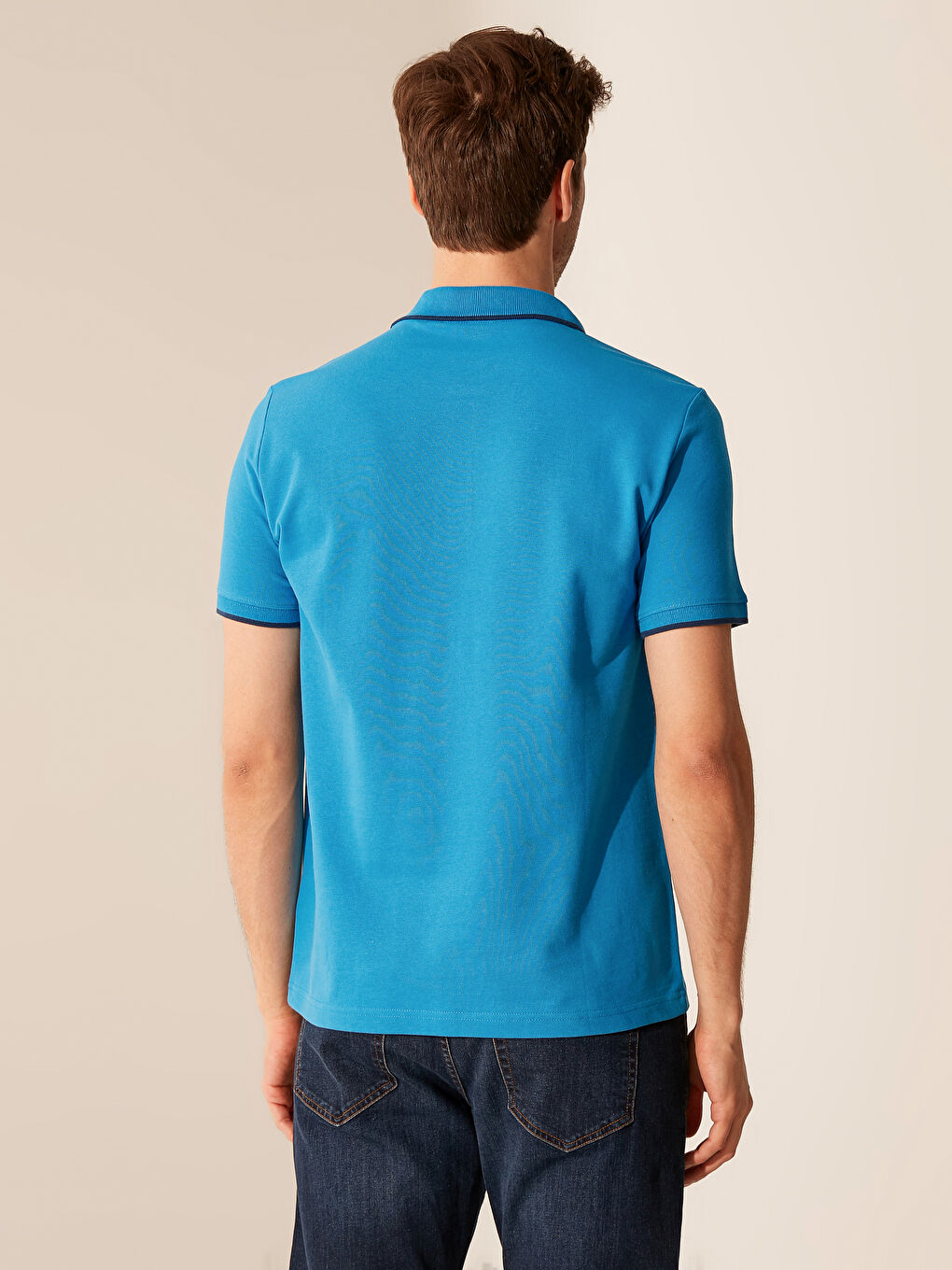 MAVİ Polo Yaka Basic Pike Tişört - 0S7198Z8-H8J | LCW