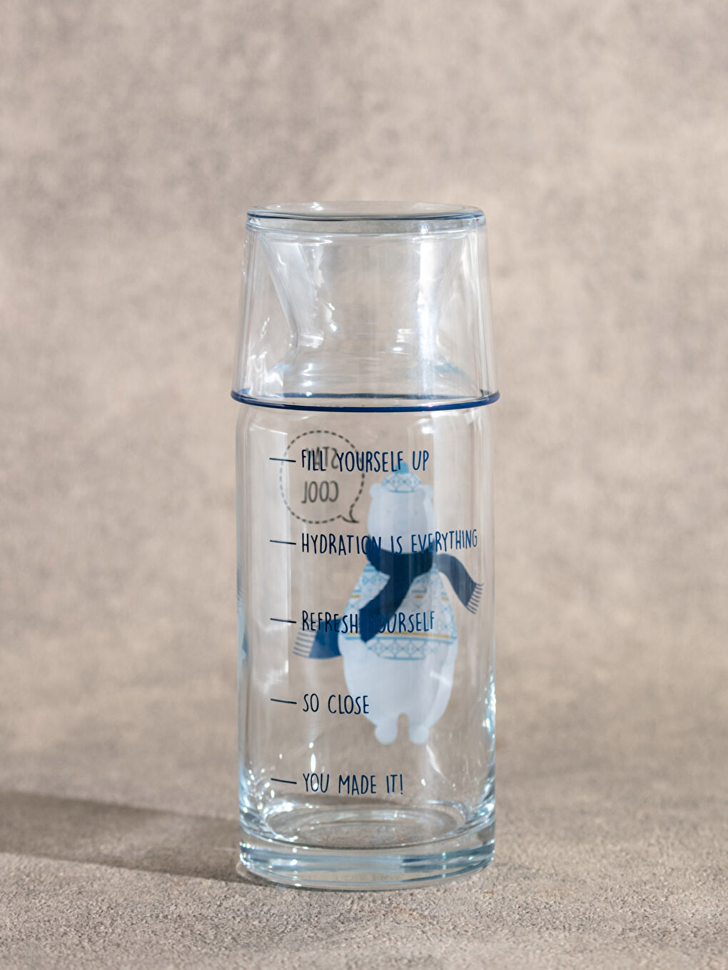 KARIŞIK Baskılı Cam Kapaklı Sürahi 700 Ml - W1L565Z8-F9C | LCW