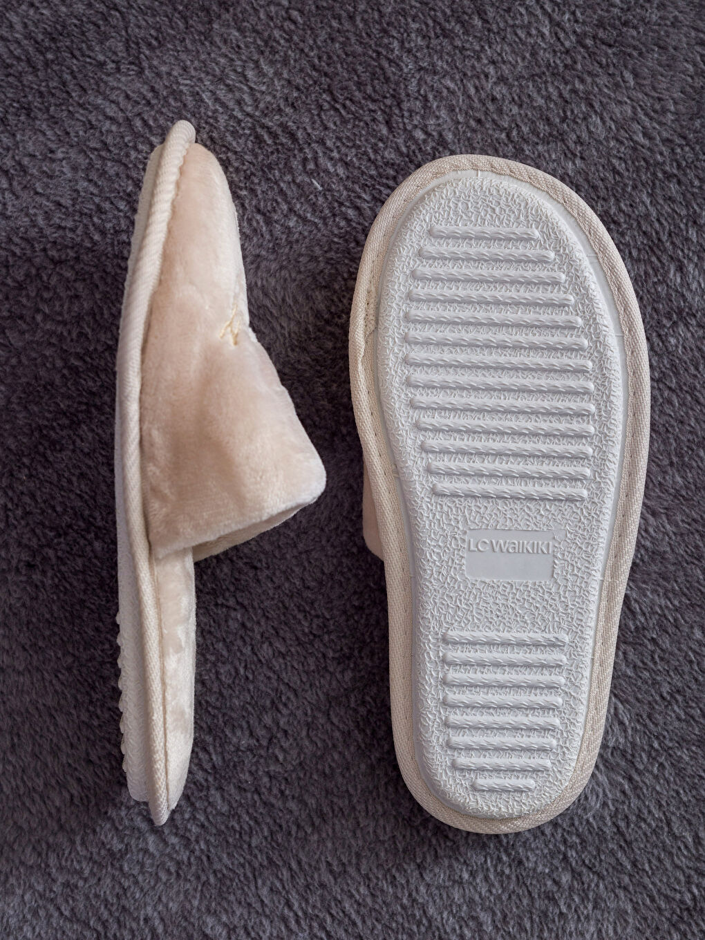 Embroidery Detailed Women's House Slippers -W38757Z8-CR8 - W38757Z8-CR8 ...