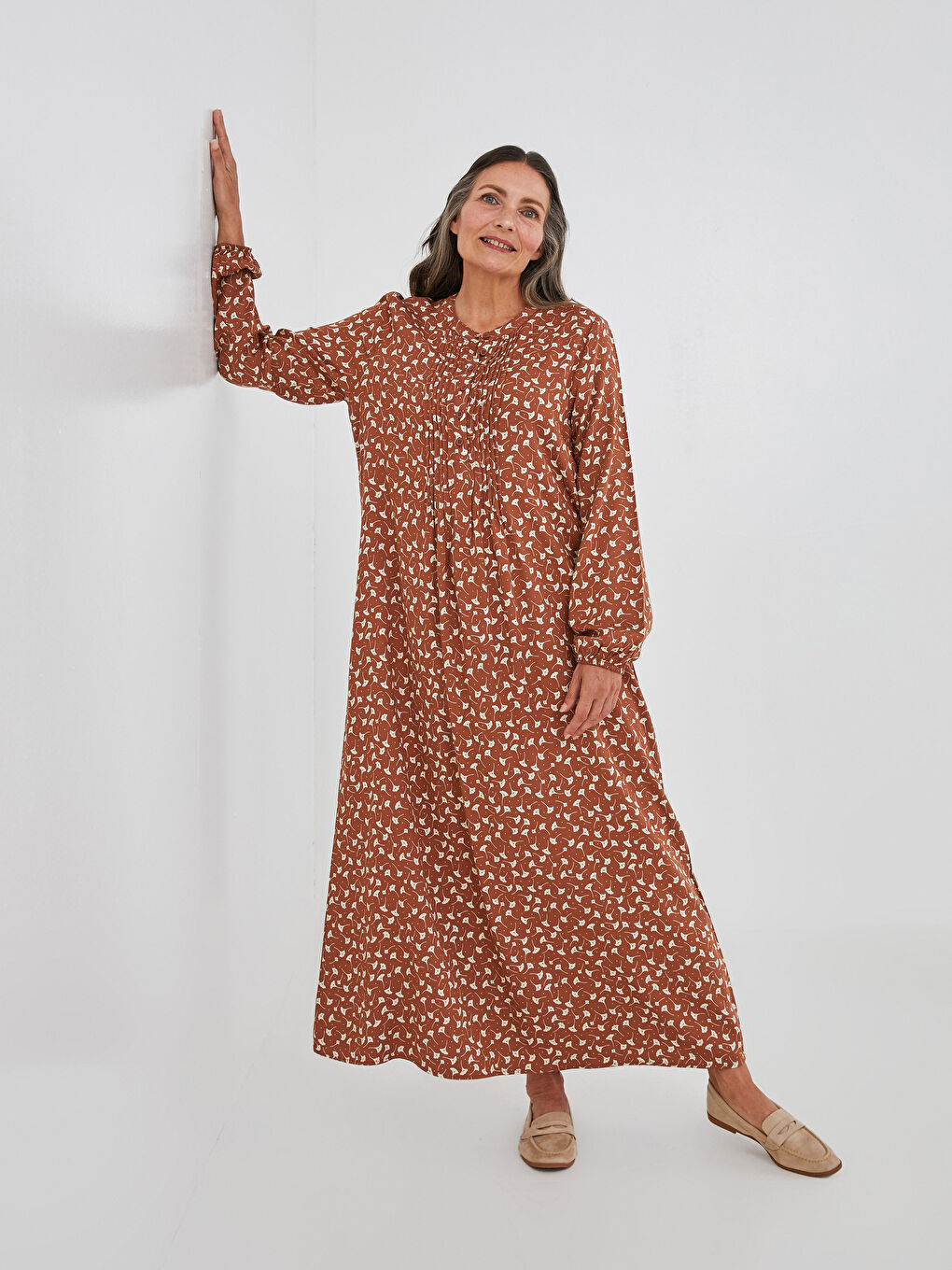 Robe BRUN Femme -S1FV88Z8-LQY - S1FV88Z8-LQY - LC Waikiki