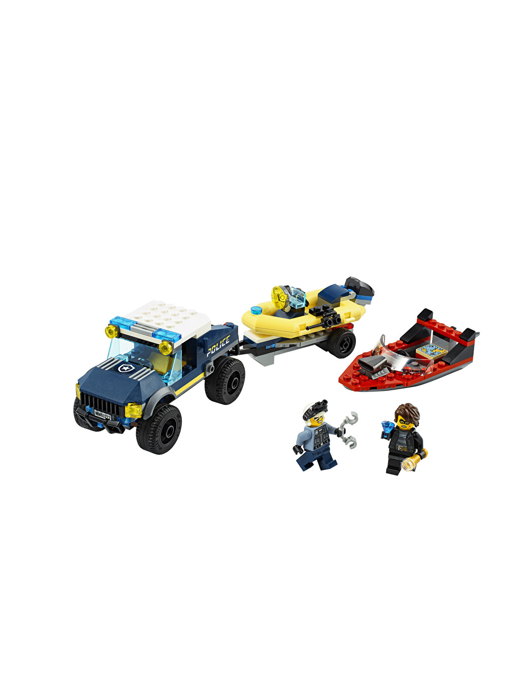 KARIŞIK LEGO City Polis Tekne Taşıma Aracı - W1KS76Z4-M0T | LCW